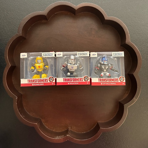 Jada | Toys | Metal Figs Transformers Figure Set Of 3 | Poshmark